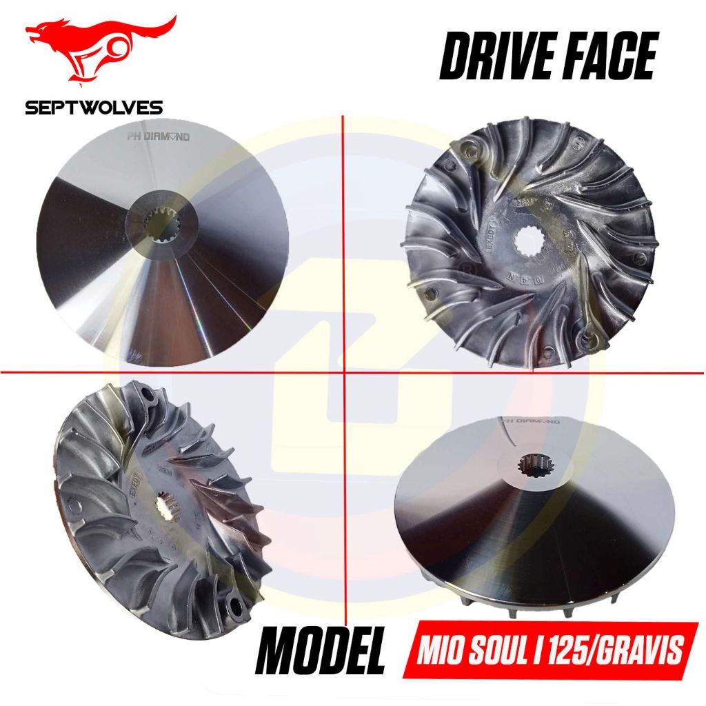 Drive Face for Yamaha Mio Soul i 125/Gravis,Motorcycle Drive Face Mio ...