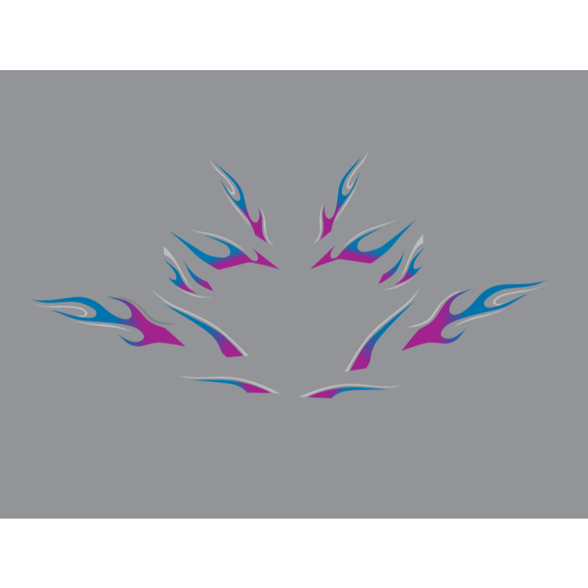 Click 125i v3 V4 Flame Striping 2024 Thai Malay Stickers | Shopee ...