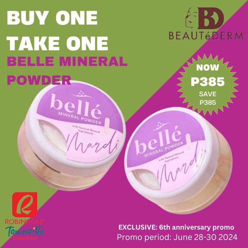 Beautederm Belle Mineral Powder (New) | Shopee Philippines