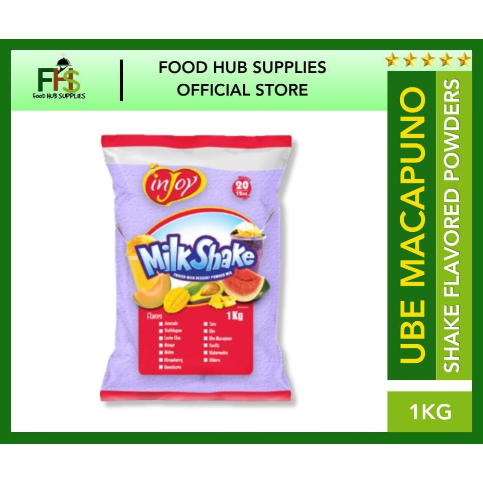 Injoy Milkshake 1KG - Ube Macapuno | Shopee Philippines