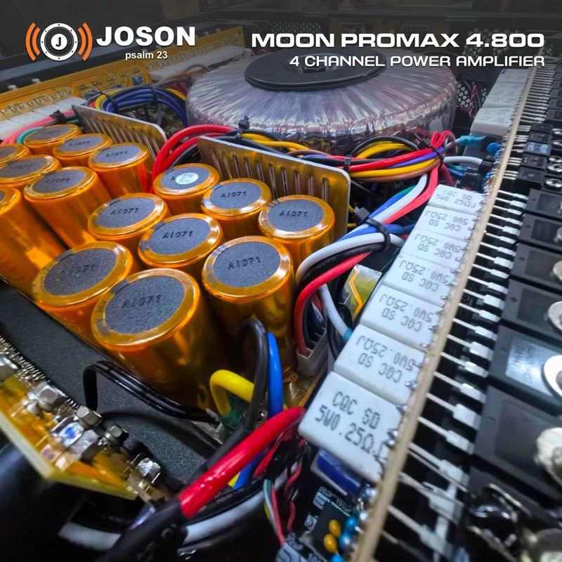 Joson MOON PRO-MAX 4.800 (4 Channel Class H Amplifier) | Shopee Philippines