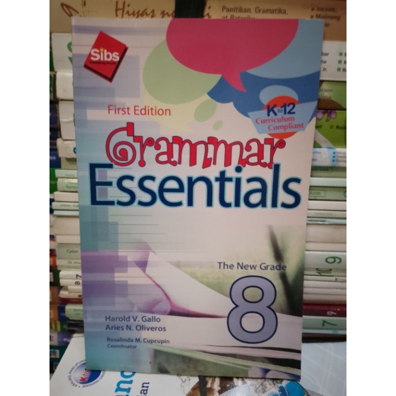 GRAMMAR ESSENTIAL first edition grade 8 (brandnew | Shopee Philippines
