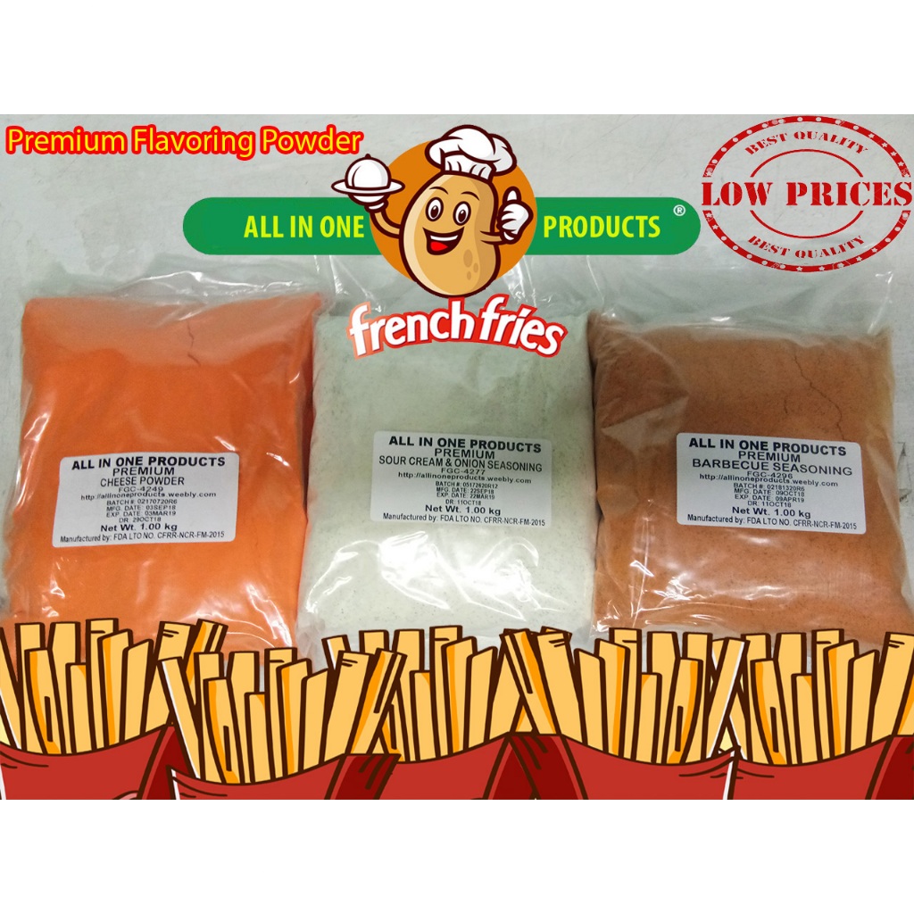 100% Authentic Potato Fries Corner Powder - Flavoring Barbeque Bbq Sour ...