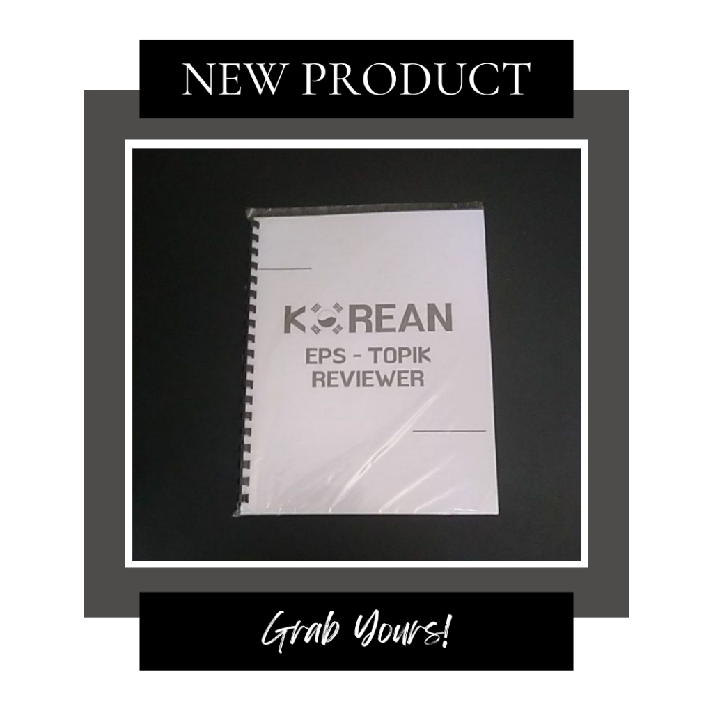 EPS - TOPIK Reviewer (Summarized Version) [Korean Language] | Shopee ...