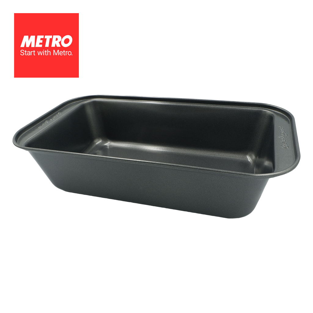 Metro Bakewares Essential Line Loaf Pan Medium Aluminum Non Stick BS ...