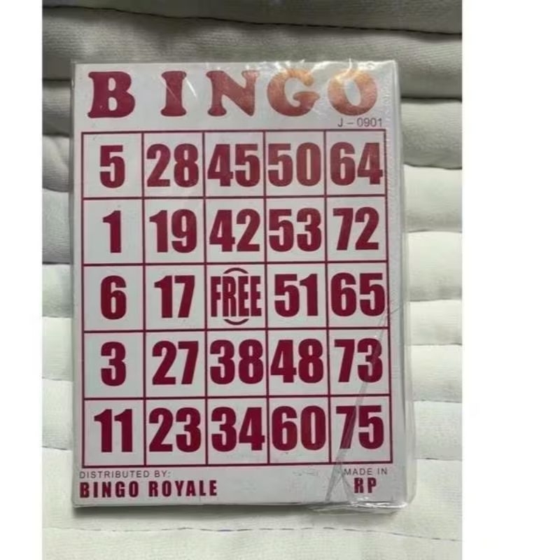 bingo card game 100pcs assorted color royale | Shopee Philippines
