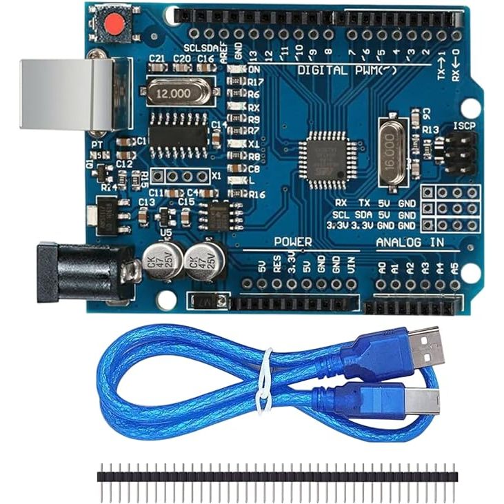 Arduino UNO R3 SMD- Atmel ATMEGA328P/168P V3 - Extra I/O Pinout ...