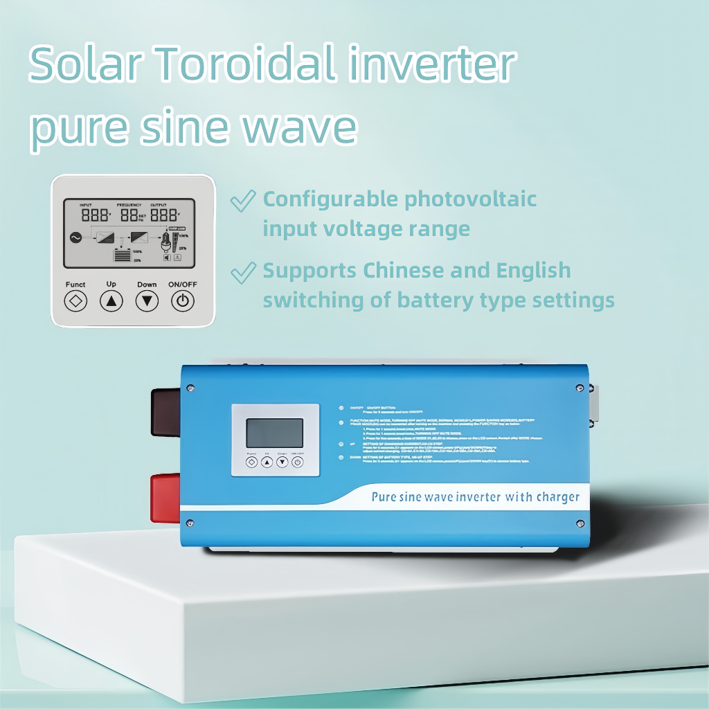 Solar Toroidal inverter pure sine wave power inverter 3000W 12V ...