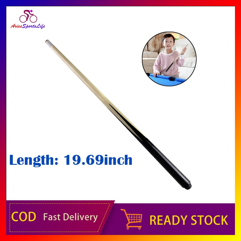 Billiard Pool Cue Short Cue Pool Sticks Wood Mini Cue Stick for Kids ...