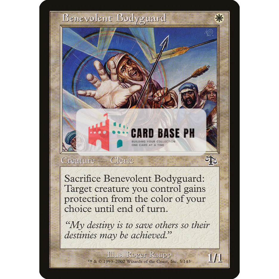 Benevolent Bodyguard(Lightly Played) - Magic the Gathering Trading Card ...