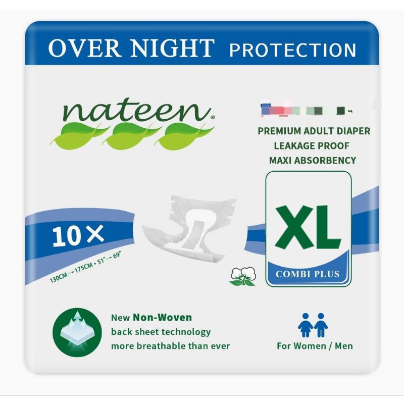 Nateen Flexi Maxi Adult Diapers Pants,Incontinence Night Time Pull Up ...