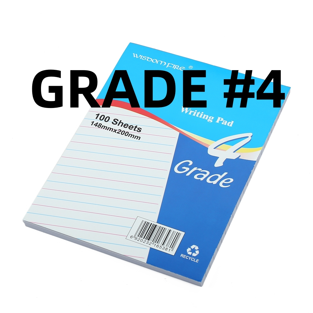 WISDOM 1PAD 100sheets WRITING PAD PAPER (Individual OPP bag packaging ...