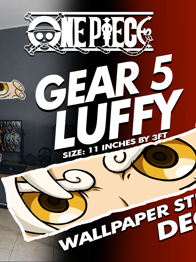 One Piece Luffy Nami Zoro Gear 5 Wallpaper Sticker Decoration | Shopee ...