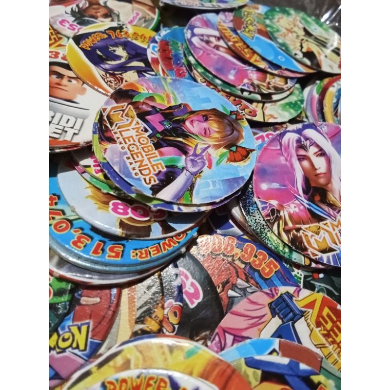 100 grams Pogs Toy/assorted design | Shopee Philippines