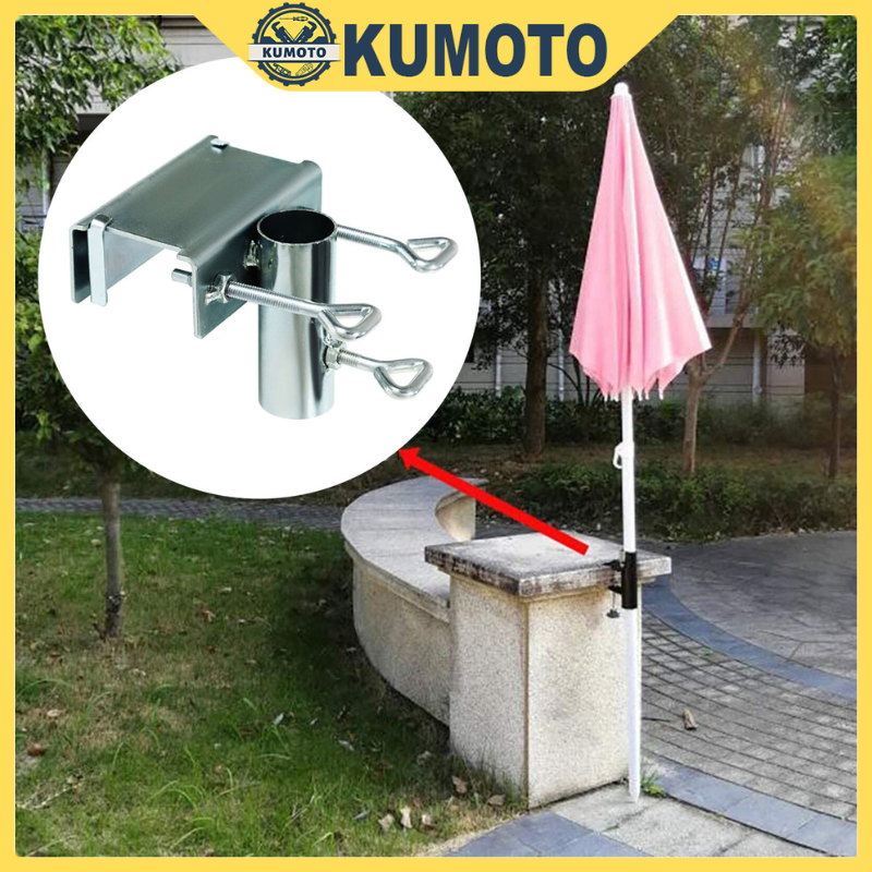 Heavy Duty Umbrella Stand Metal Clamp Straight Umbrella Holder Bracket ...