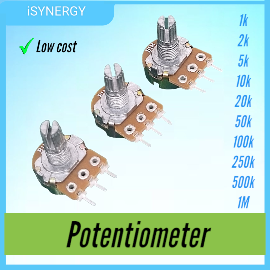 POTENTIOMETER 500 ohms - 1Mohms | Shopee Philippines