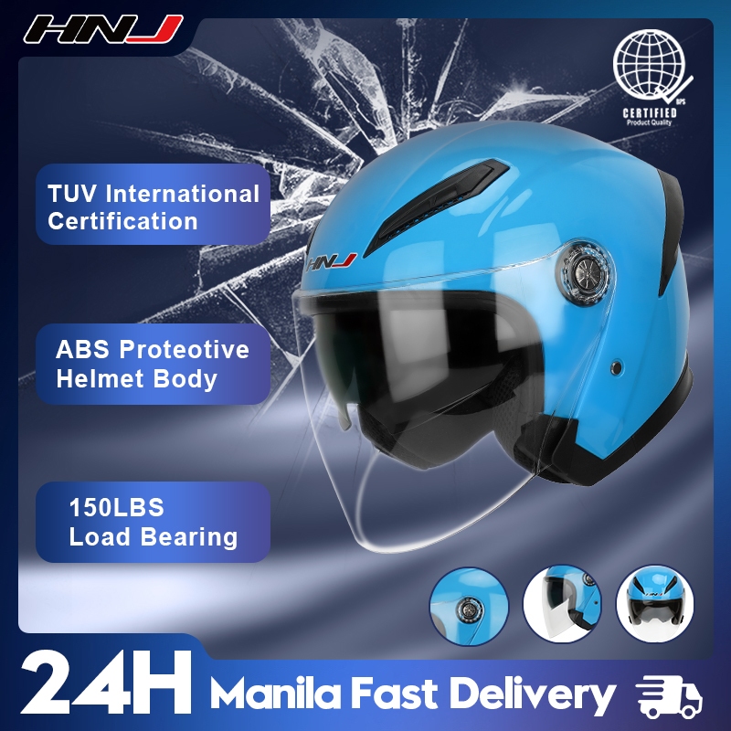 HNJ YM-829 half Face Motorcycle helmet Motor Helmets Dual Visor helmet ...