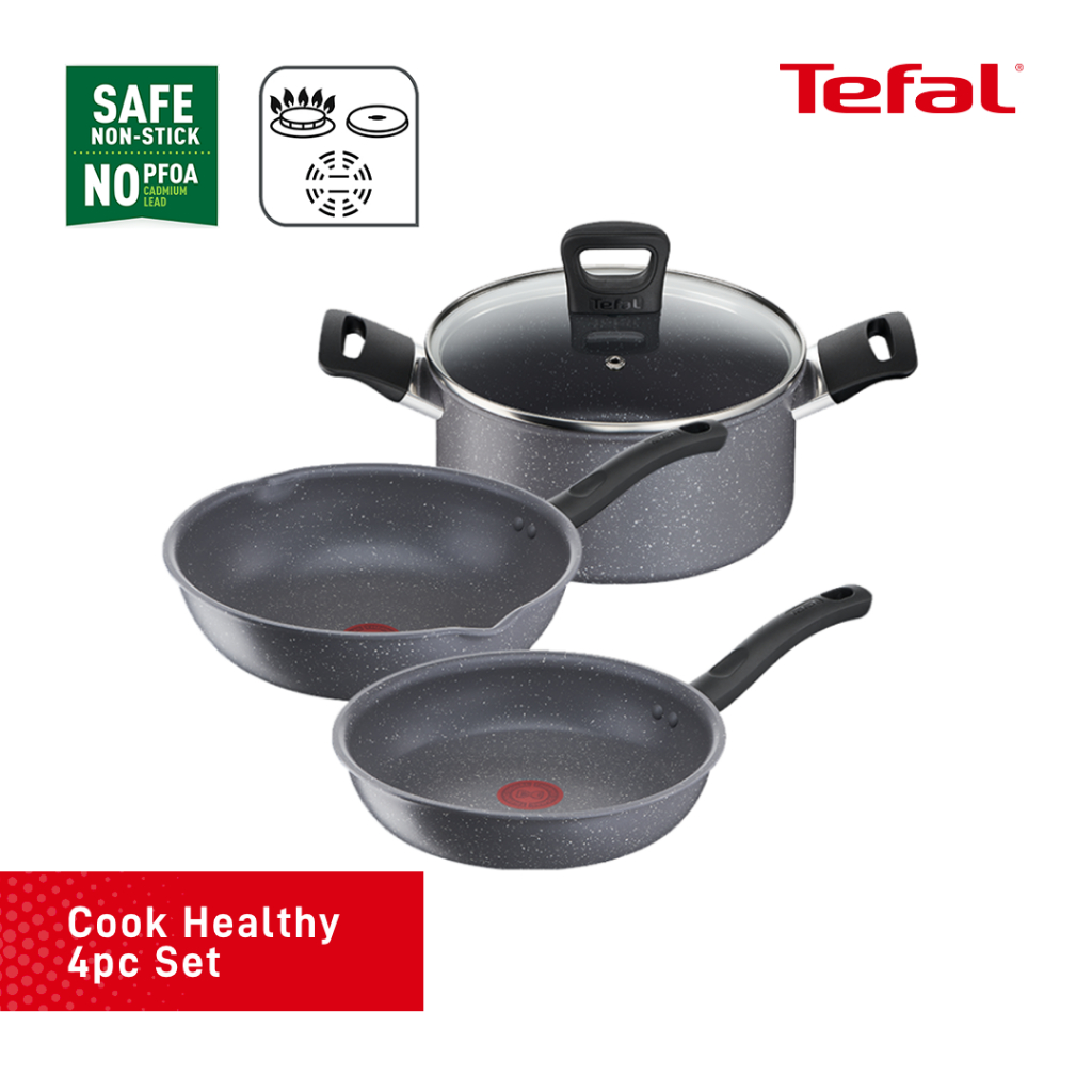 Tefal Cook Healthy 4-piece Set | Shopee Philippines