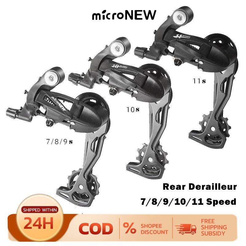 Microshift 7 8 9 10 11 Speed Mountain And Road Bike Rear Derailleur Rd ...