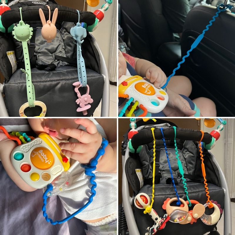 Silicon Food Grade Toy Strap Cup Holder / Stroller Strap Holder ...
