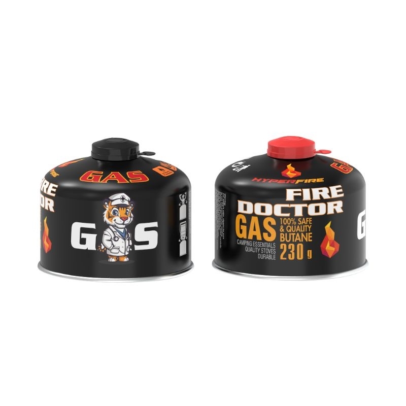 Butane canister screw type "isobutane type" can 230grams Hyperfire Fire ...