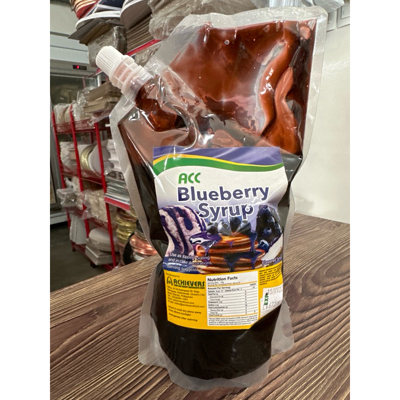 ACC Blueberry Syrup 1kg | Shopee Philippines