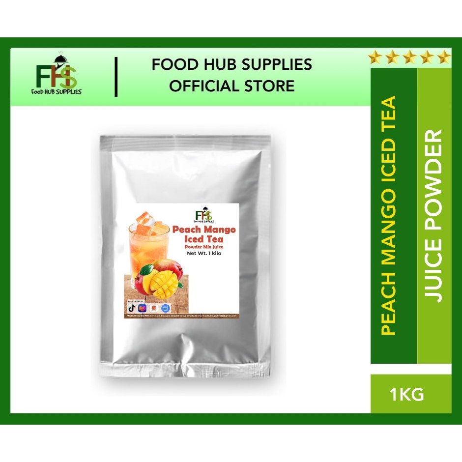 Peach Mango Iced Tea Juice Powder 1KG | Shopee Philippines