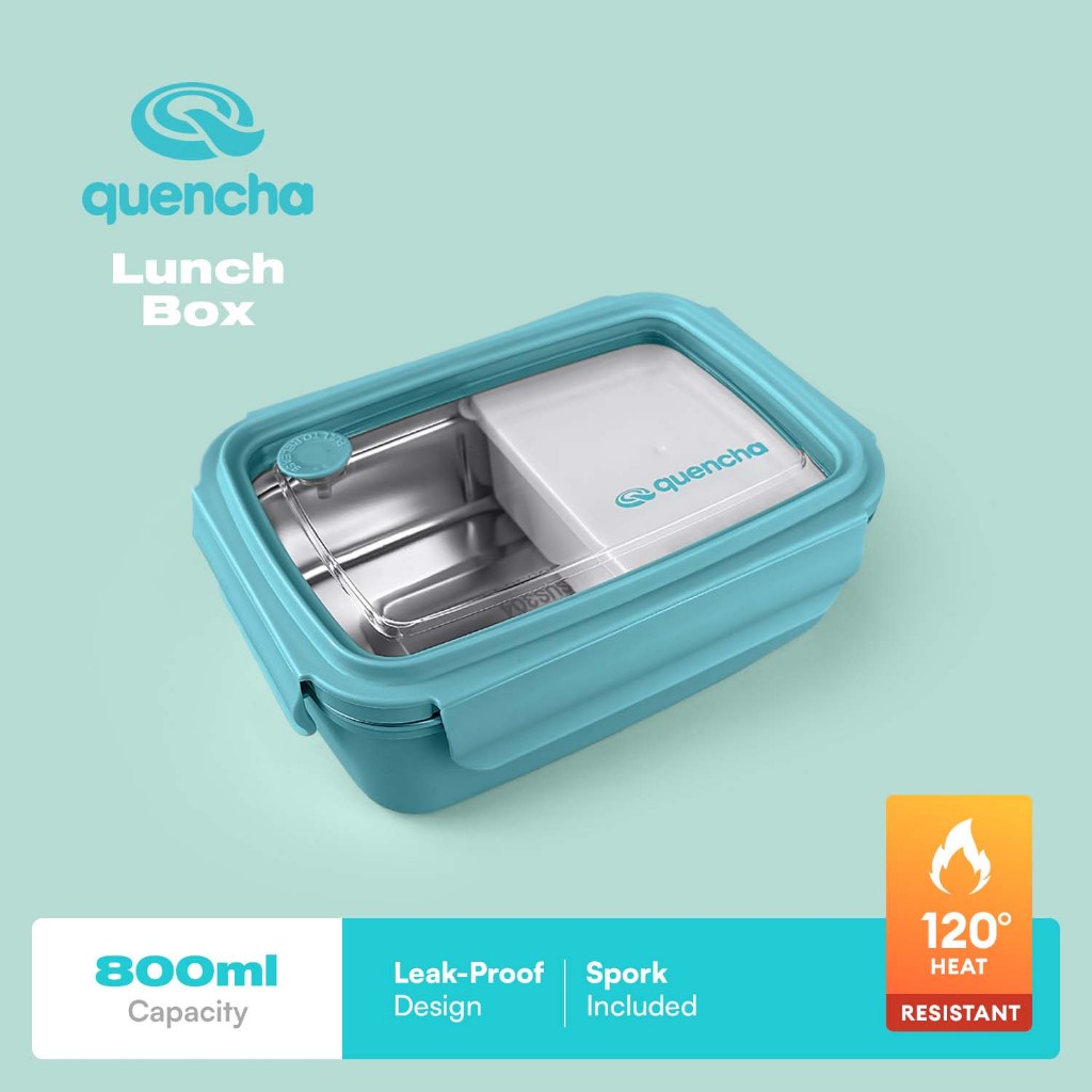 QUENCHA 800ml Stainless Steel Insulated Lunch Box | Shopee Philippines