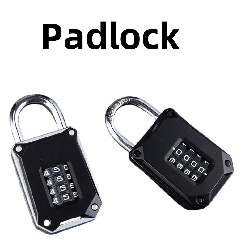 4 Digit Combination Lock Gate Lock Waterproof Combination Padlock ...