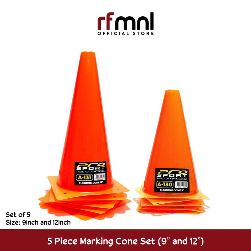 5 Pieces Marking Cone 9" /12” | Shopee Philippines