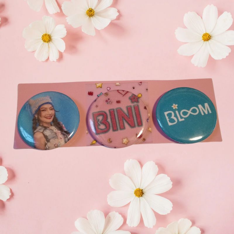 BINI BLOOM BADGE SET 3 pcs | Shopee Philippines
