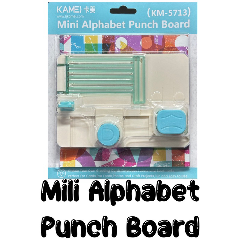 Kamei Mini Alphabet Punch Board | Shopee Philippines