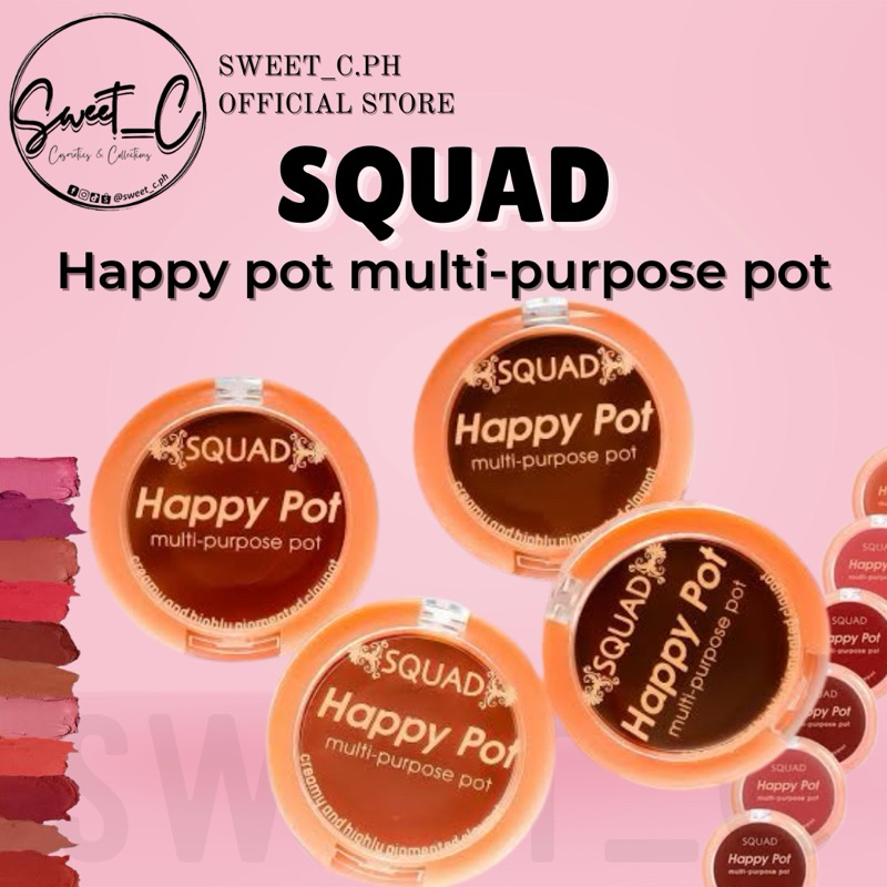 Squad Cosmetics Happy Pot | Shopee Philippines