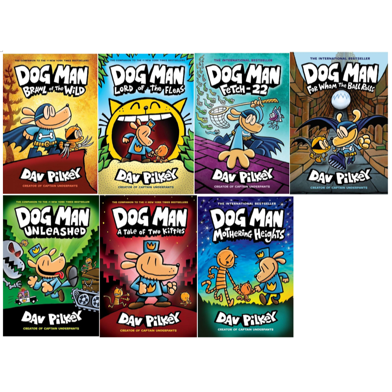 Dog Man by Dav Pilkey: Lord of the Fleas, Cat Kid, Brawl of the Wind ...