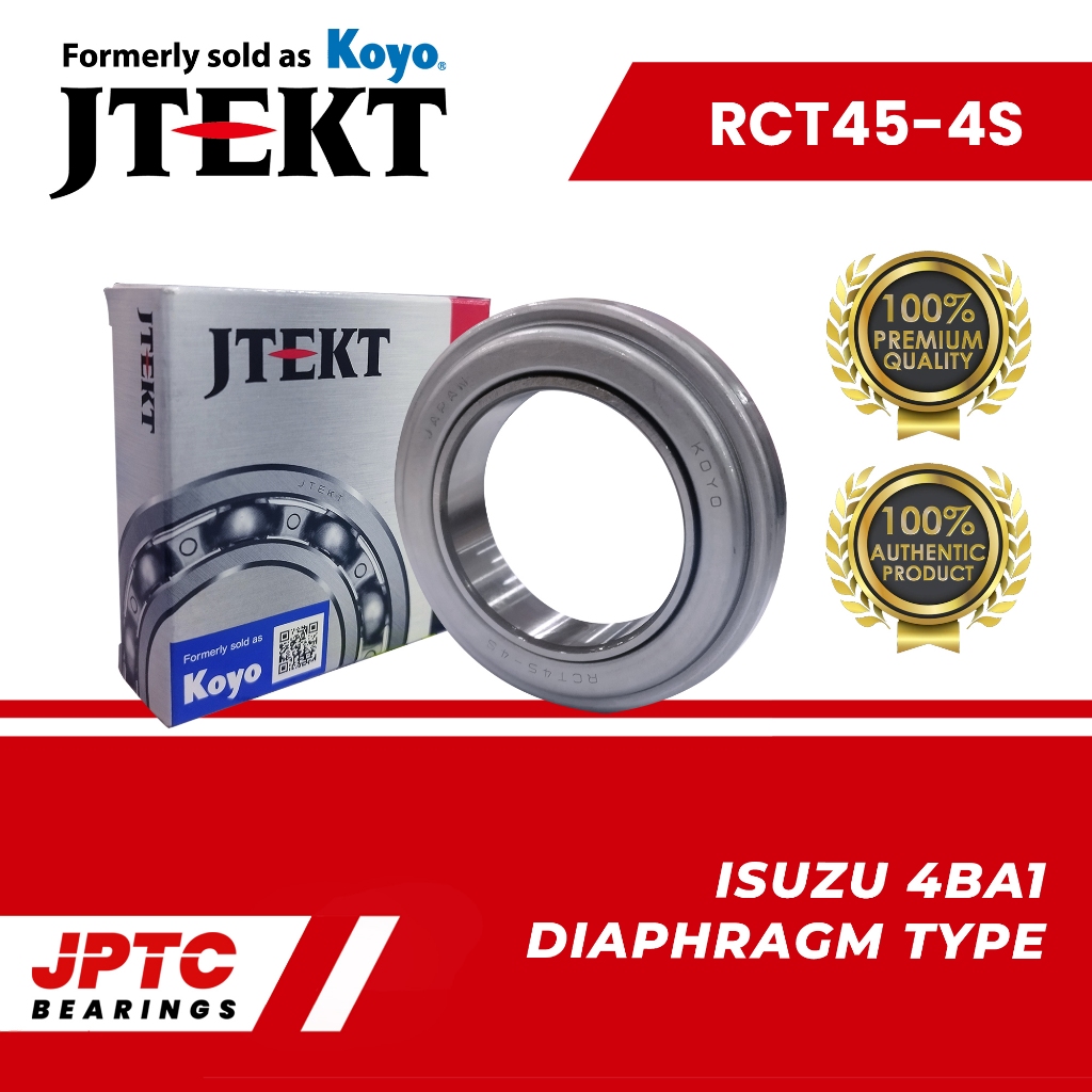 KOYO/JTEKT RCT45-4S Clutch Release Bearing for Isuzu 4BA1 | Shopee ...