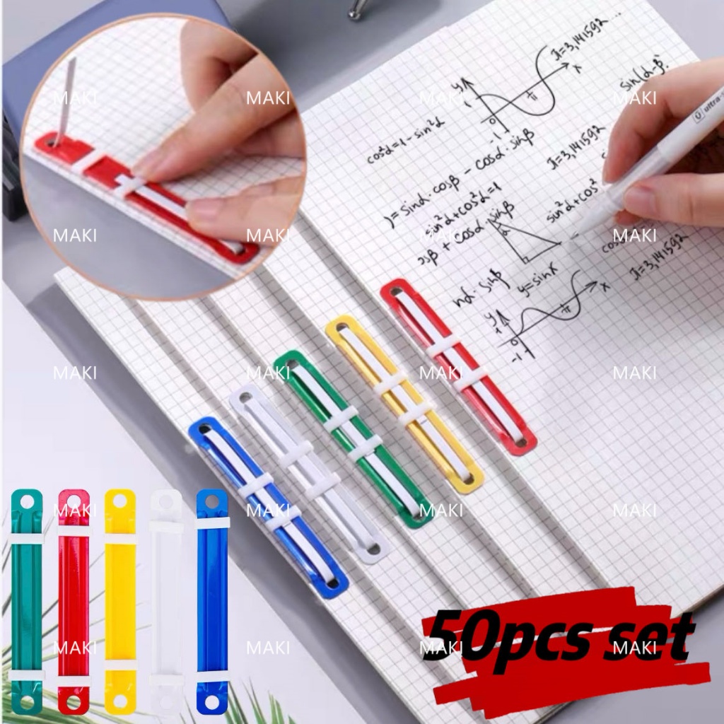 One box/50pcs 70mm paper fastener heavy duty long fastener plastic for ...