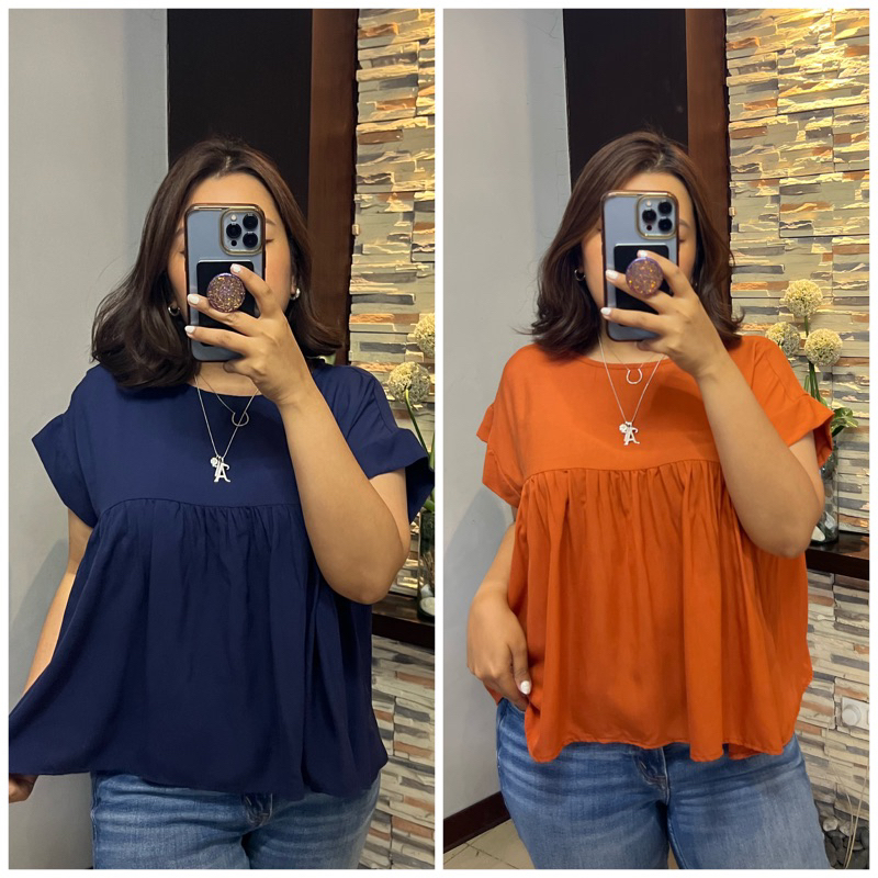 COCOBABA PLUS SIZE ARA CHALIS TOP | Shopee Philippines
