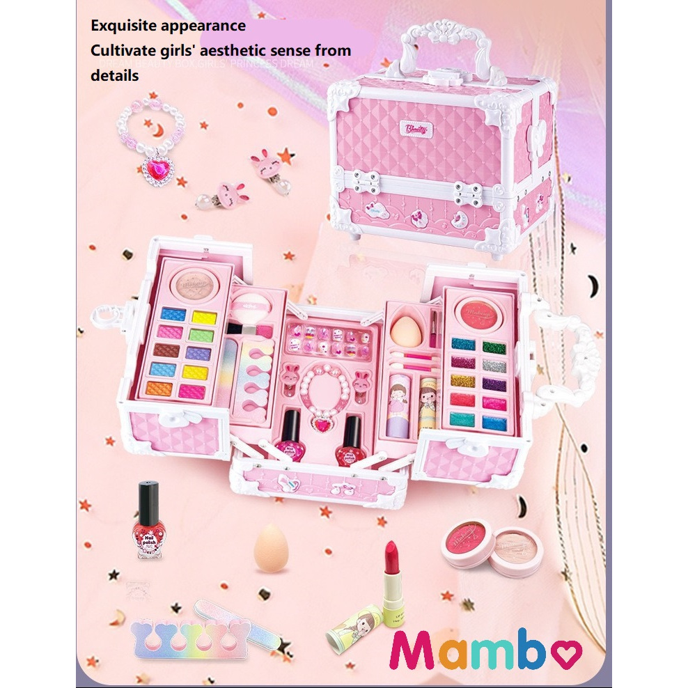 Kids Makeup Kit for Girls Complete Set Washable Makeup Set Toy with ...