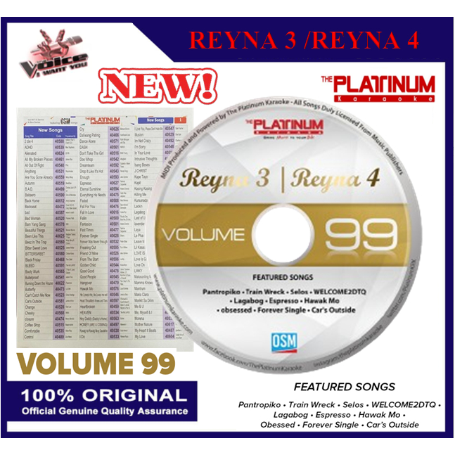 UPGRADE Platinum Reyna 3: Vol. 99 ( Release) DVD | Shopee Philippines