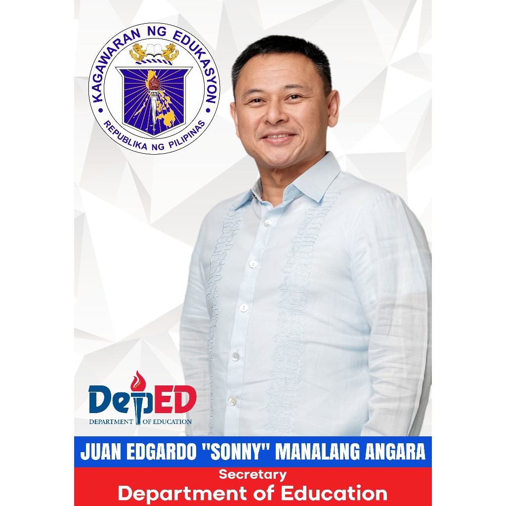 DEPED SECRETARY SONNY ANGARA POSTER SINTRA BOARD | Shopee Philippines