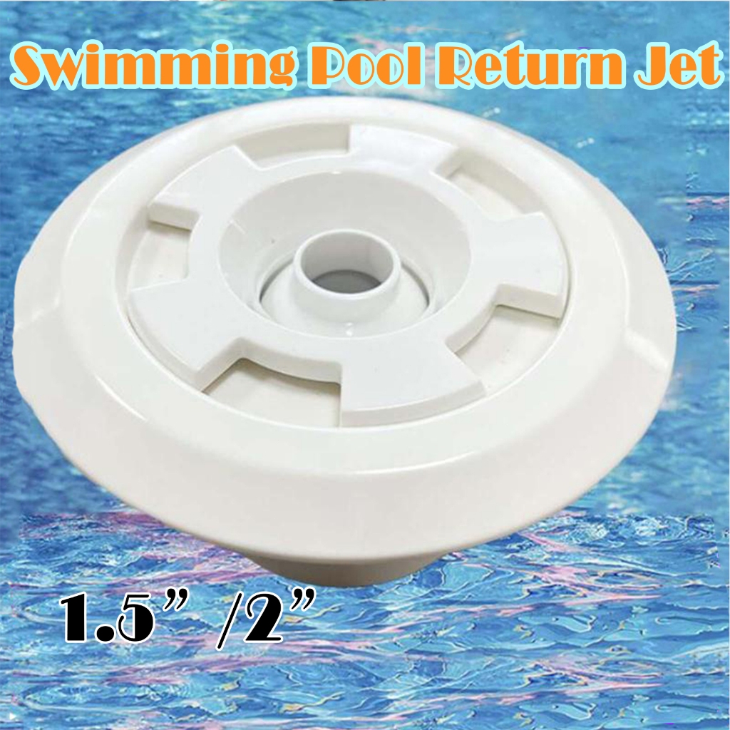 360° Rotatable Swimming Pool Return Jet Massage Nozzle Water Outlet SPA ...