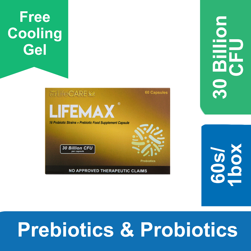 BUY 1 TAKE 1 Lifemax Prebiotic & Probiotic Supplement l 1 Box l 60 ...