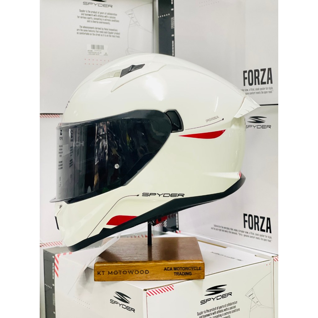 Spyder Forza V2 - Fullface Dual Visor Helmet (FREE CLEAR VISOR ...