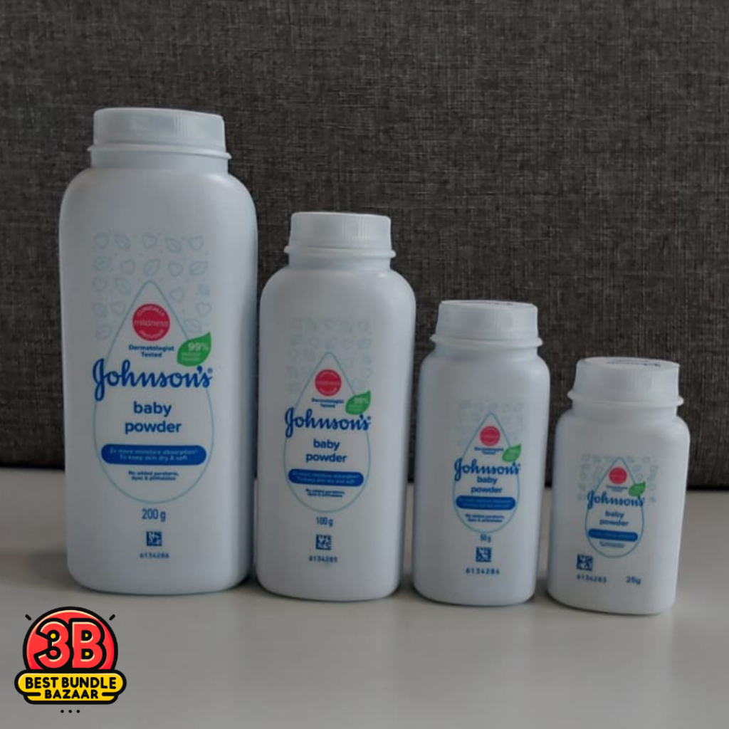 JOHNSON'S BABY POWDER CLASSIC WHITE (200,100,50G) | Shopee Philippines