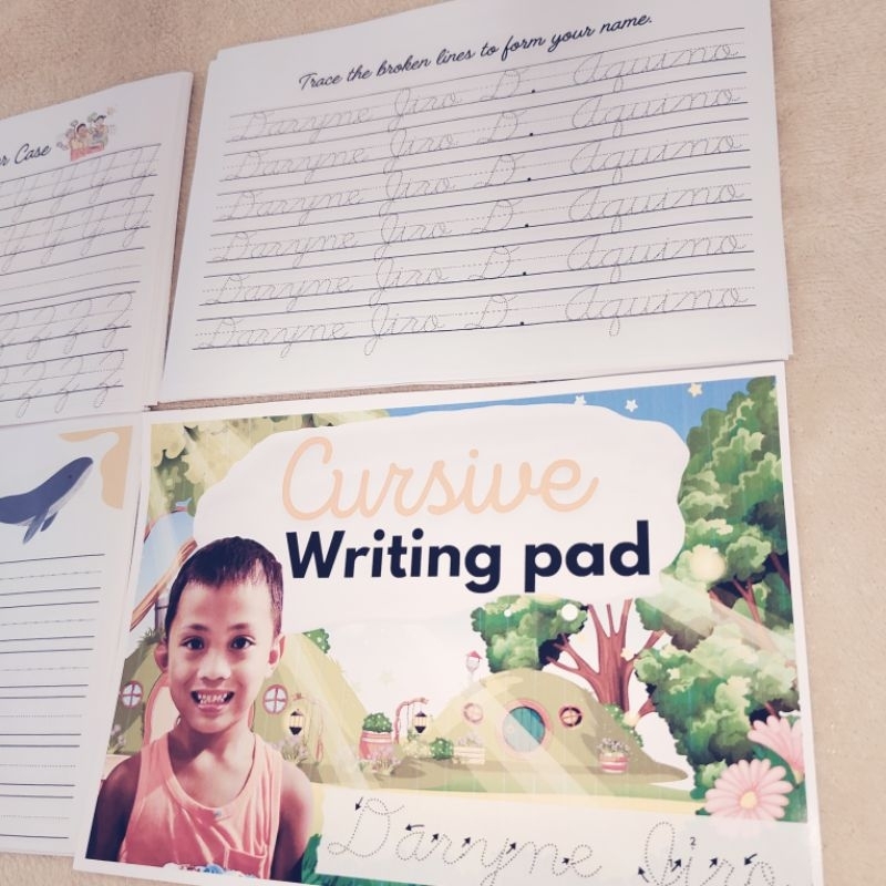 Cursive Tracing pad (80 activity sheets) | Shopee Philippines