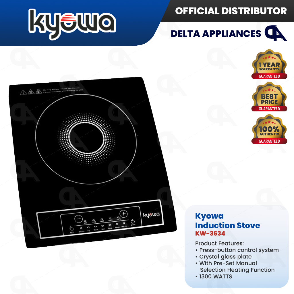 Kyowa Induction Cooker Stove Durable Glass Top Original w/ 1 Year ...