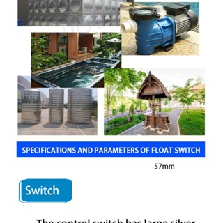 Double Float Suspension Automatic Liquid Level Controller Pump Switch YT-70AB Float 220V Water ...