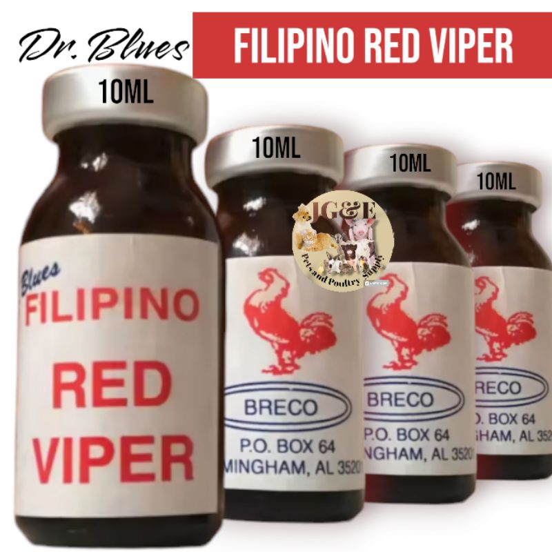 FILIPINO RED VIPER FOR GAME FOWL 10ML | Shopee Philippines