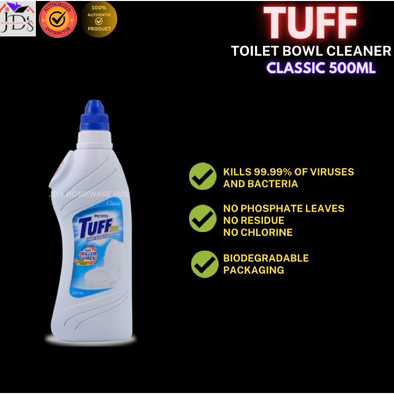 TUFF TBC 500ml TOILET BOWL CLEANSER WITH KILLER VIREX | Shopee Philippines