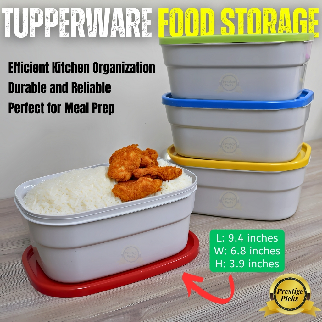 Tupperware Food Storage Rectangle Refrigerator Container Box Baunan ...